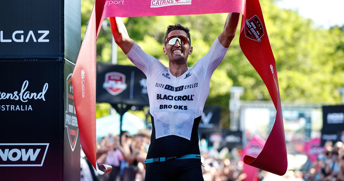 Aussie Matt Burton claims emotional Cairns Ironman win