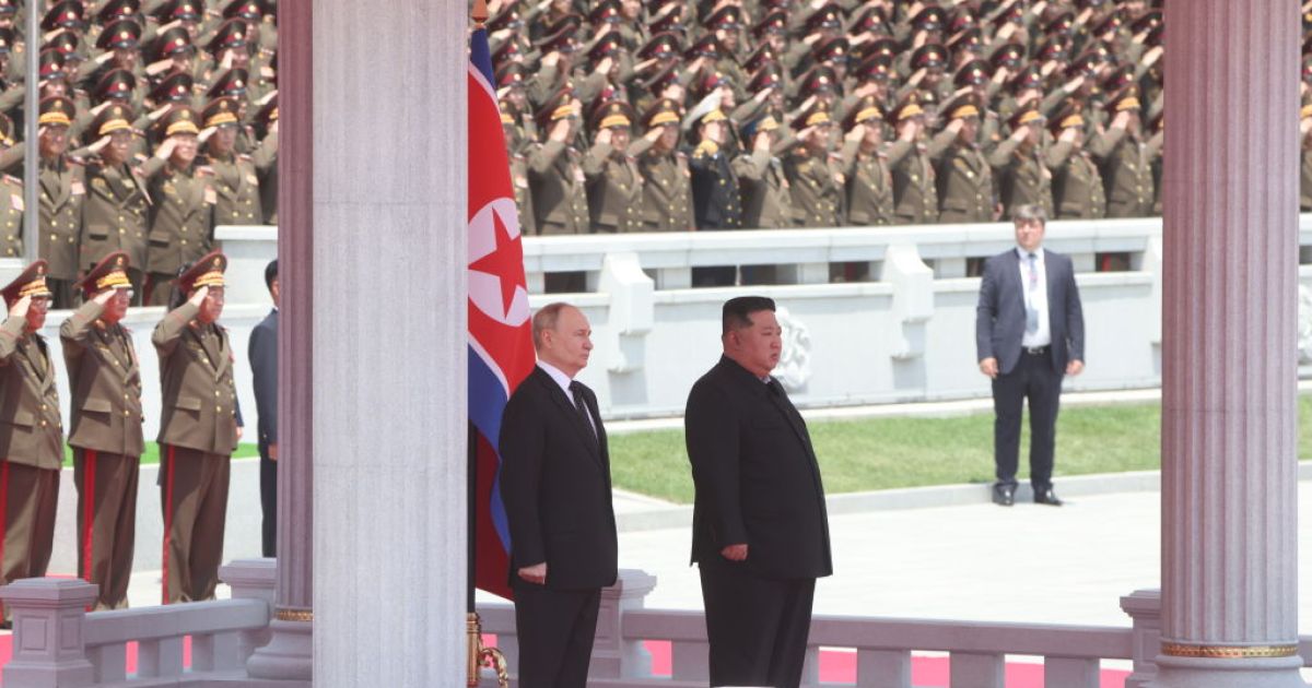 Putin and Kim sign deal, drive Russian-made limousine