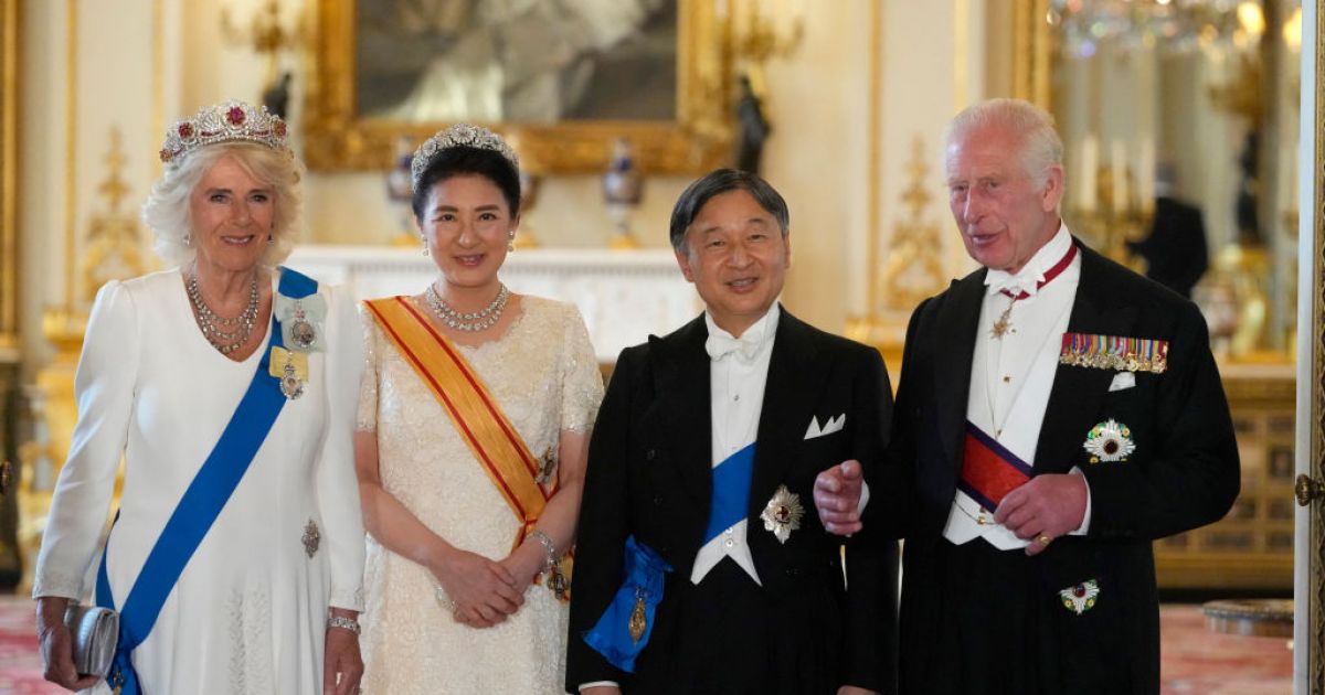 King welcomes Japan's emperor for state visit to UK