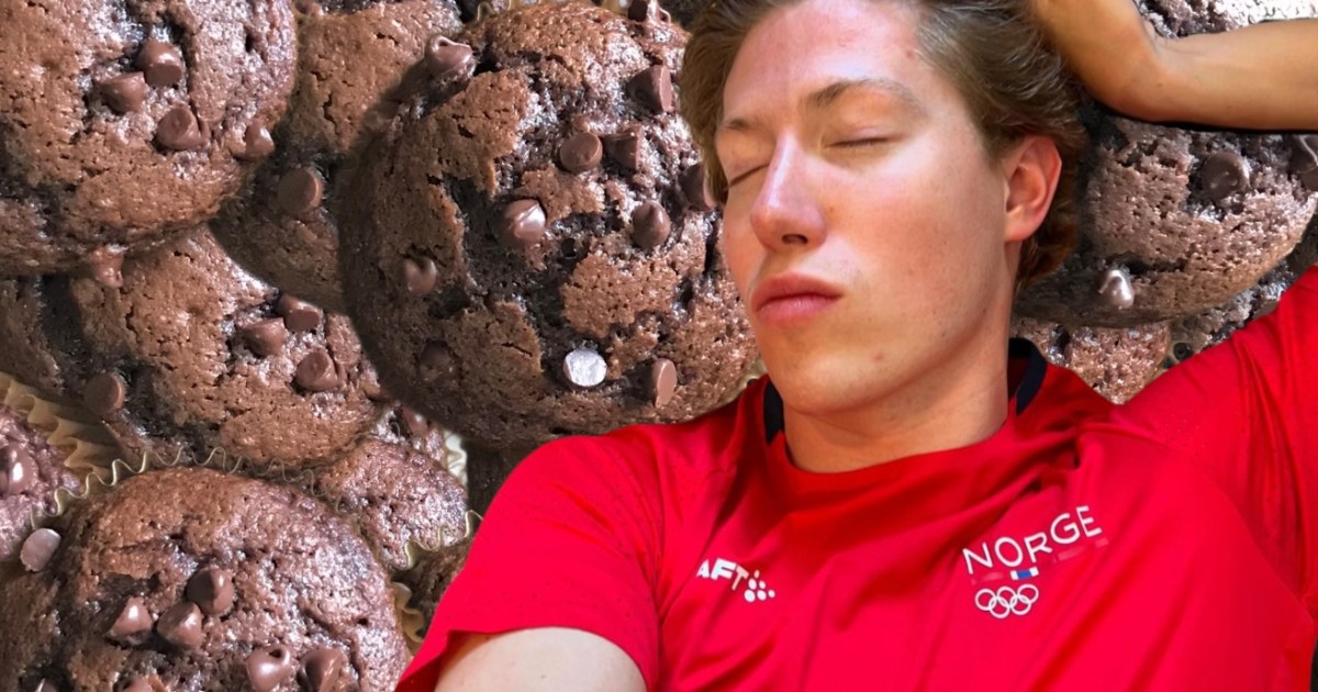 Viral dessert turns swimmer into the Olympic Muffin Man