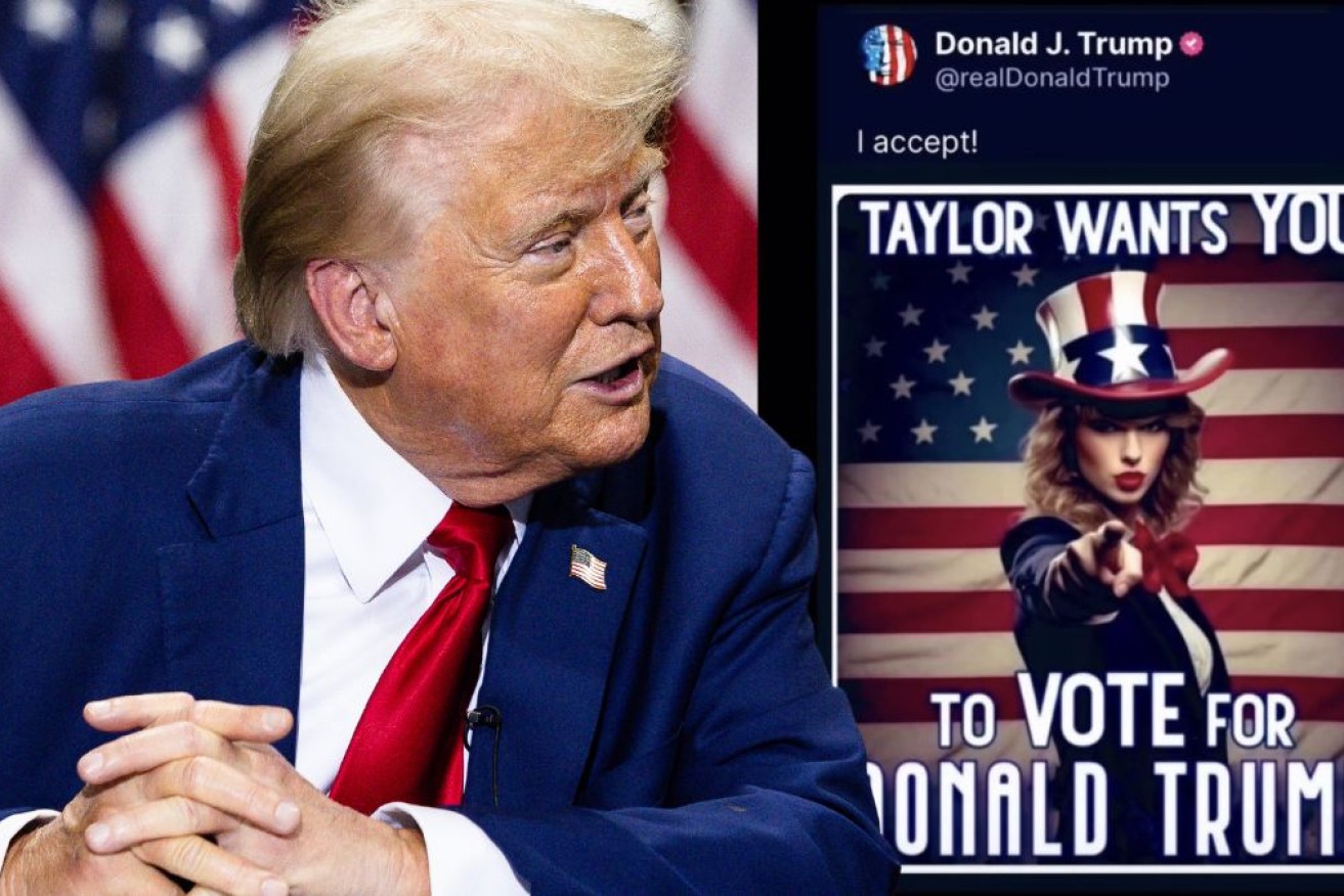I Accept Trump Reposts Fake Taylor Swift Endorsement
