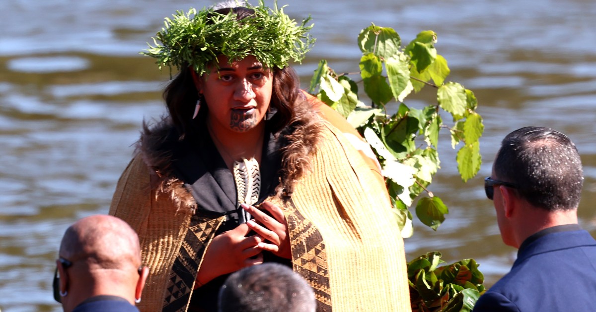 Maori Queen anointed as her father, the King, is buried