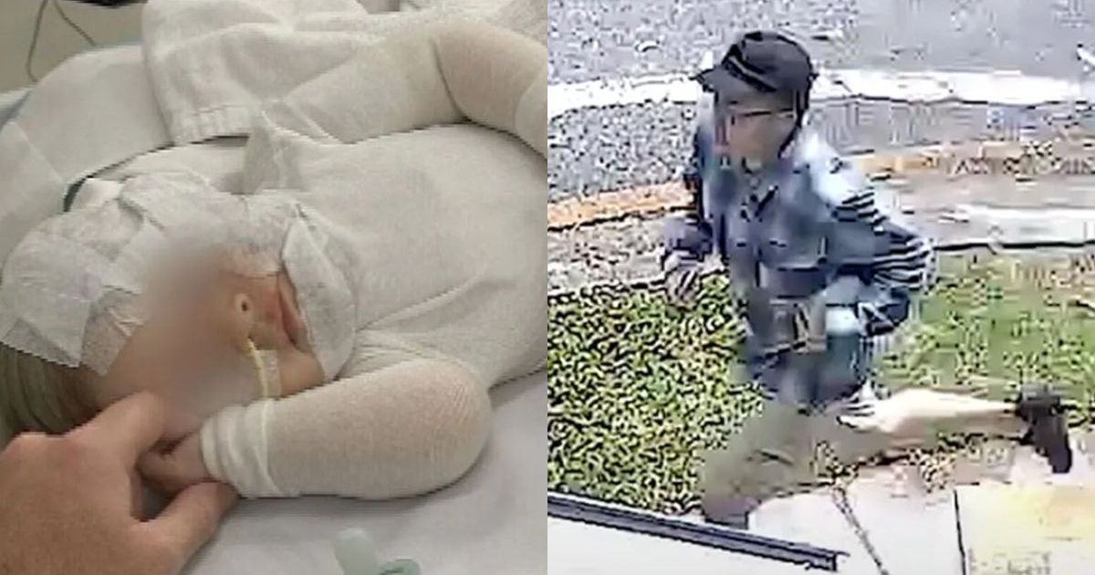 Identity of suspect who poured coffee on baby exposed