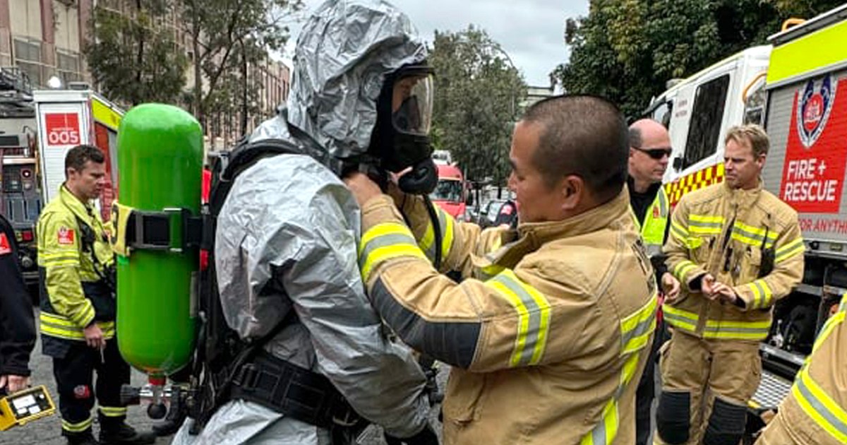 Three in hospital after 'chemical flash' at university