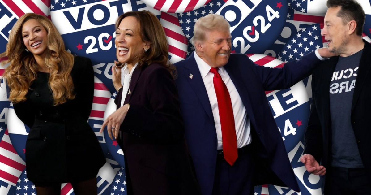 US election turns into celeb popularity contest as stars take sides