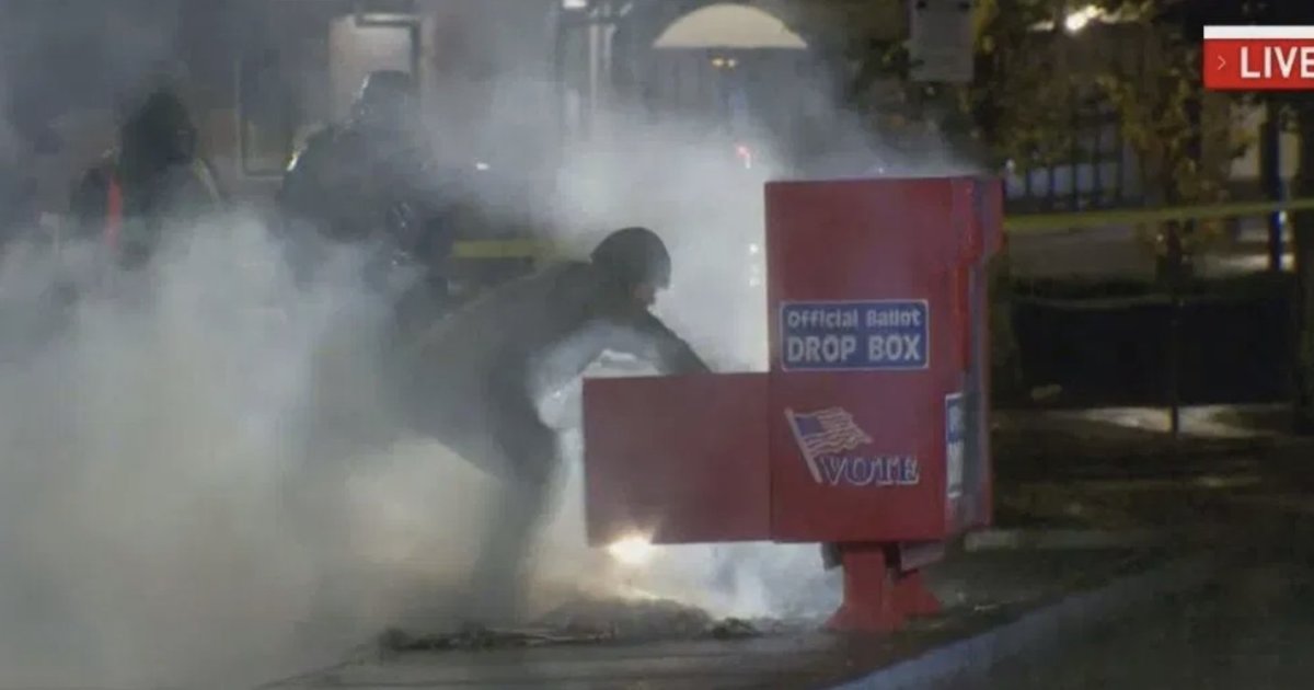 US ballot boxes set alight in 'attack on democracy'