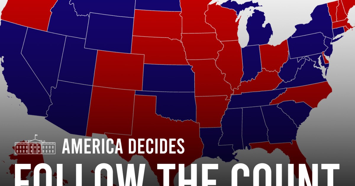 Live: US election results – state by state