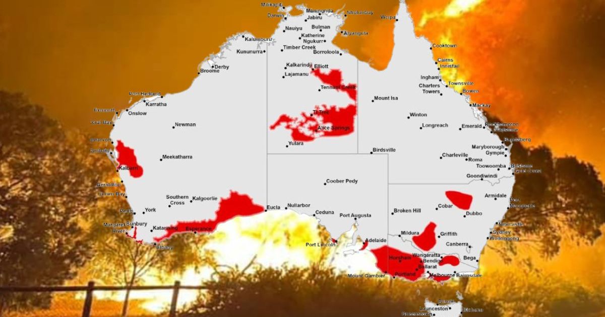 'Perfect storm': Hotspots at risk of bushfire revealed