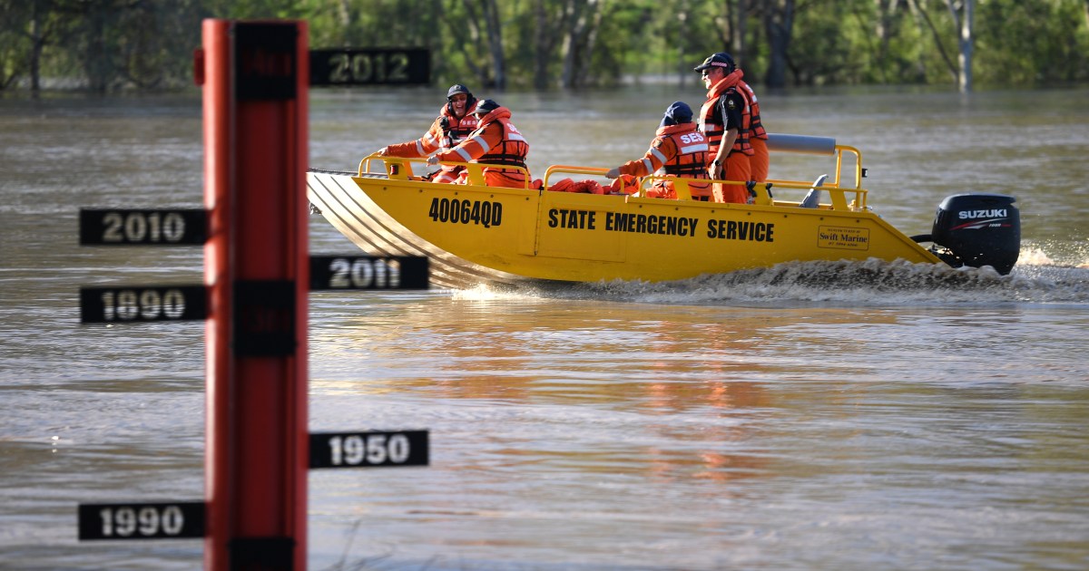 Women rescued from floodwaters as deluge continues