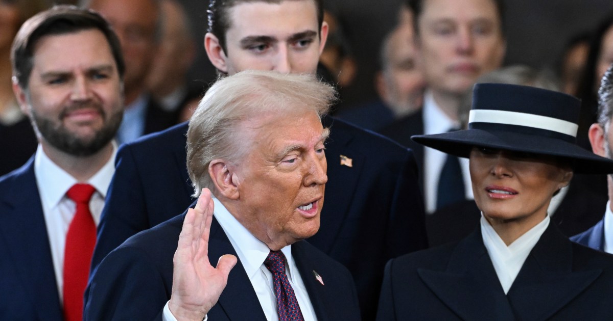 Trump sworn in with promise of 'new golden age'