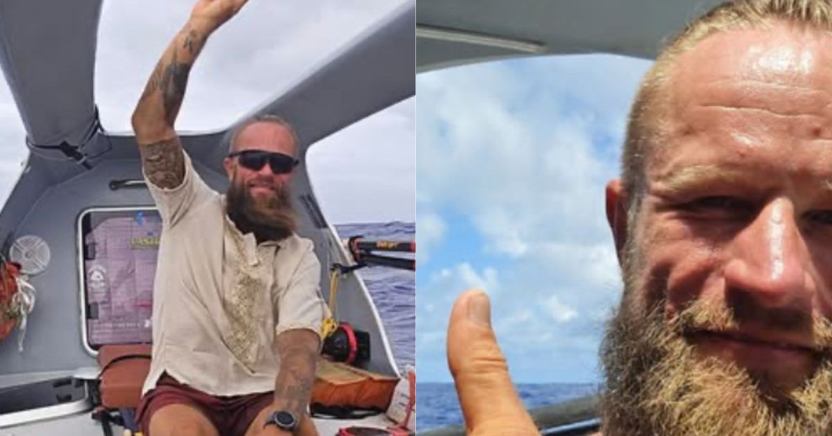 Ocean rower caught in Cyclone Alfred safely rescued