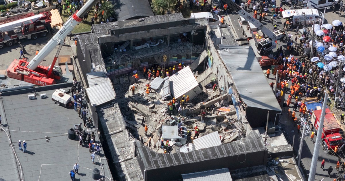 'Catastrophic' nightclub roof collapse kills at least 66