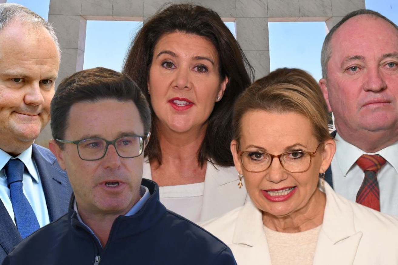 Coalition frontbench named after parties reunite