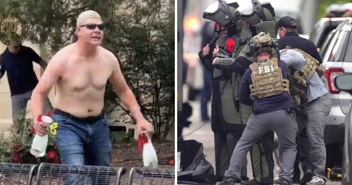 'Makeshift flamethrower' in US 'terror' attack