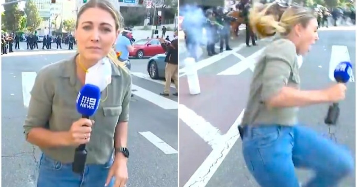 Demand for action after Australian journalist shot at LA protests