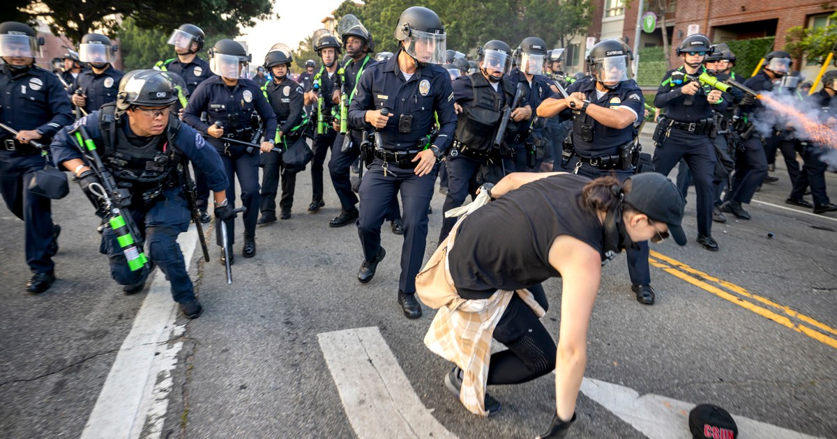 Curfew for LA as protests spread to other US cities