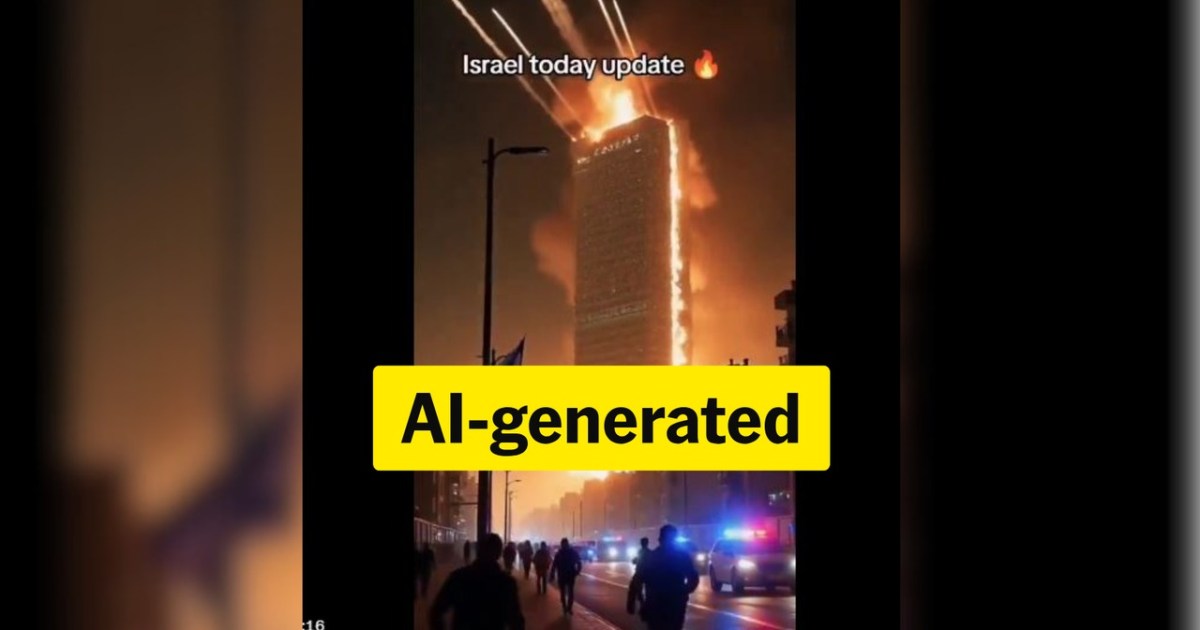 Social media bombarded by fake AI videos of Israel-Iran conflict