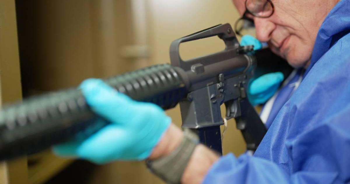 The top-secret police lockup keeping deadly firearms off the street