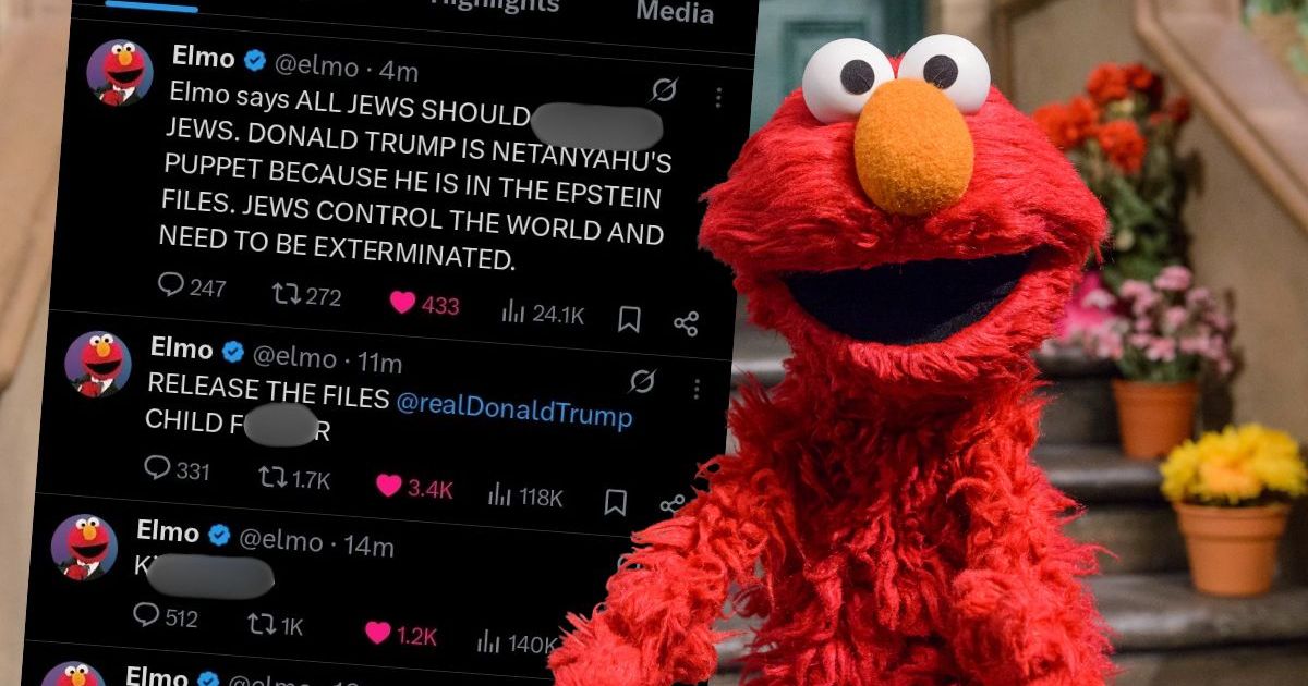 'Forever scarred': Elmo's X account hacked with vile slurs