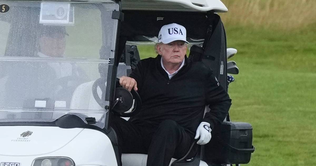 Trump due for major trade talks after Epstein-dodging golf