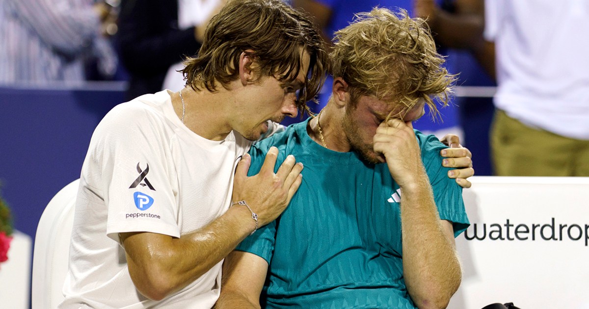 Astonishing scenes after de Minaur claims major win