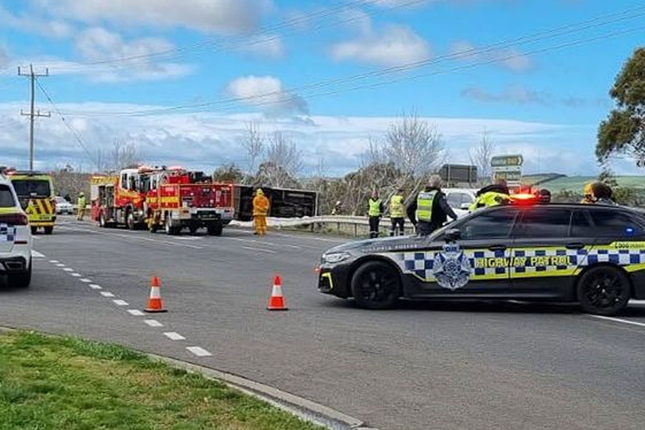 Several 'seriously injured' in school bus rollover