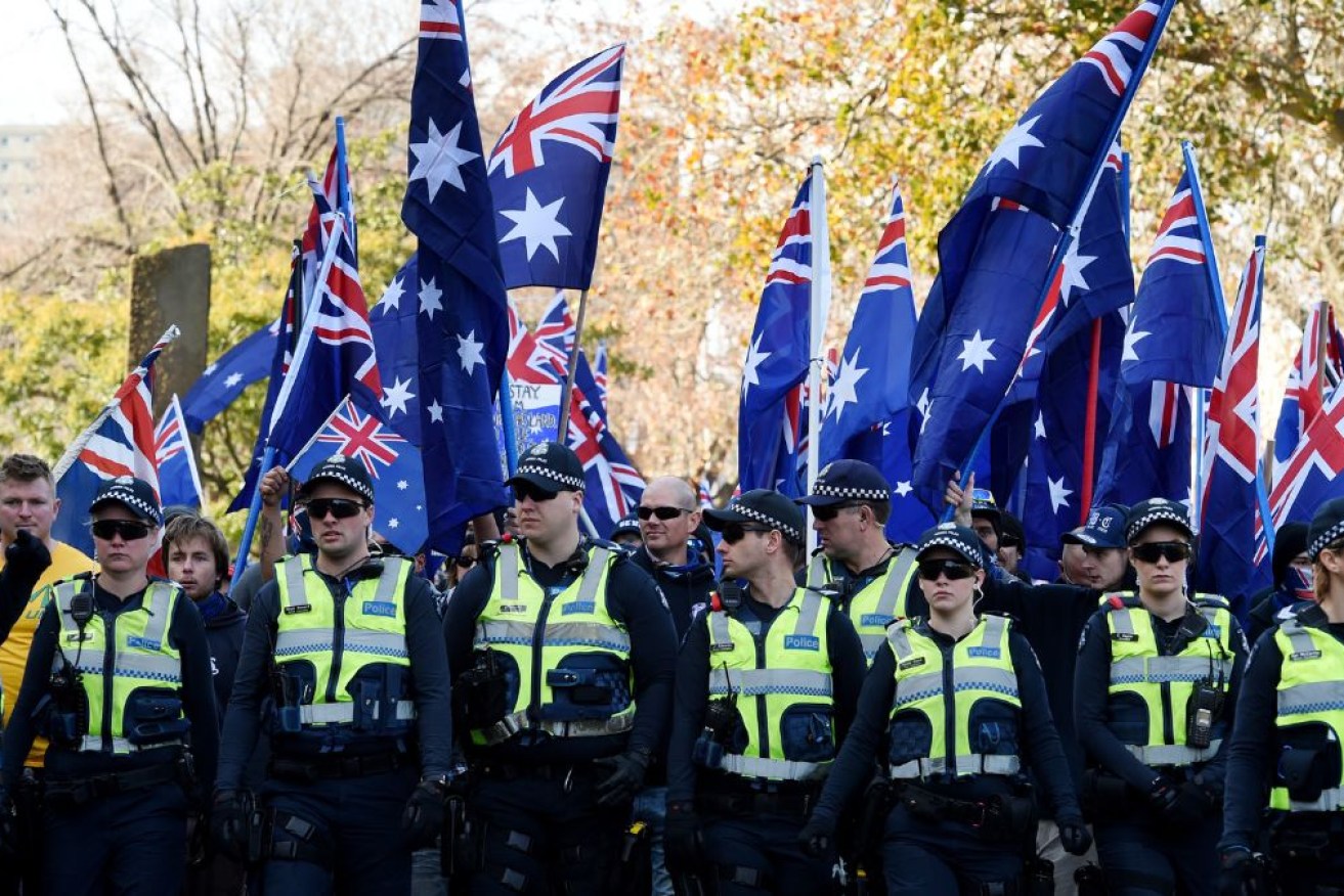 Threat warning lingers over anti-migrant rallies