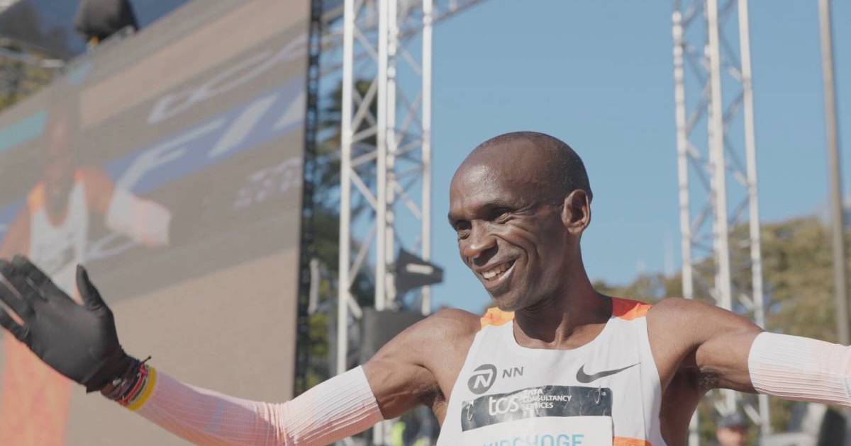 World’s best marathon runner Eliud Kipchoge heads Down Under