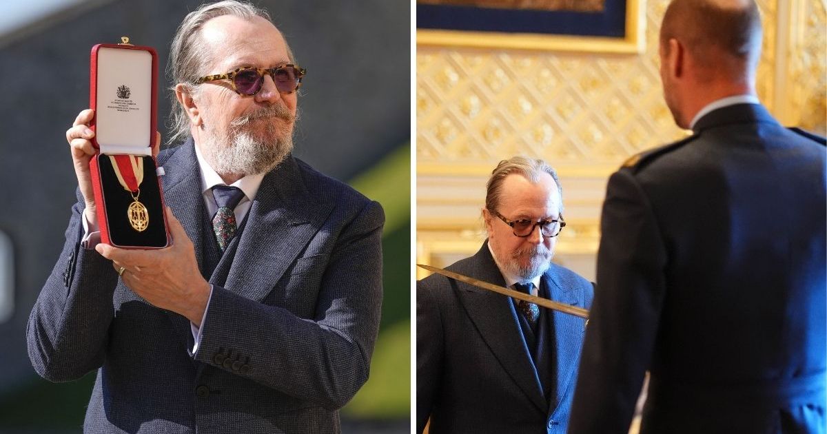 Arise, Sir Gary: Actor knighted by fan Prince William