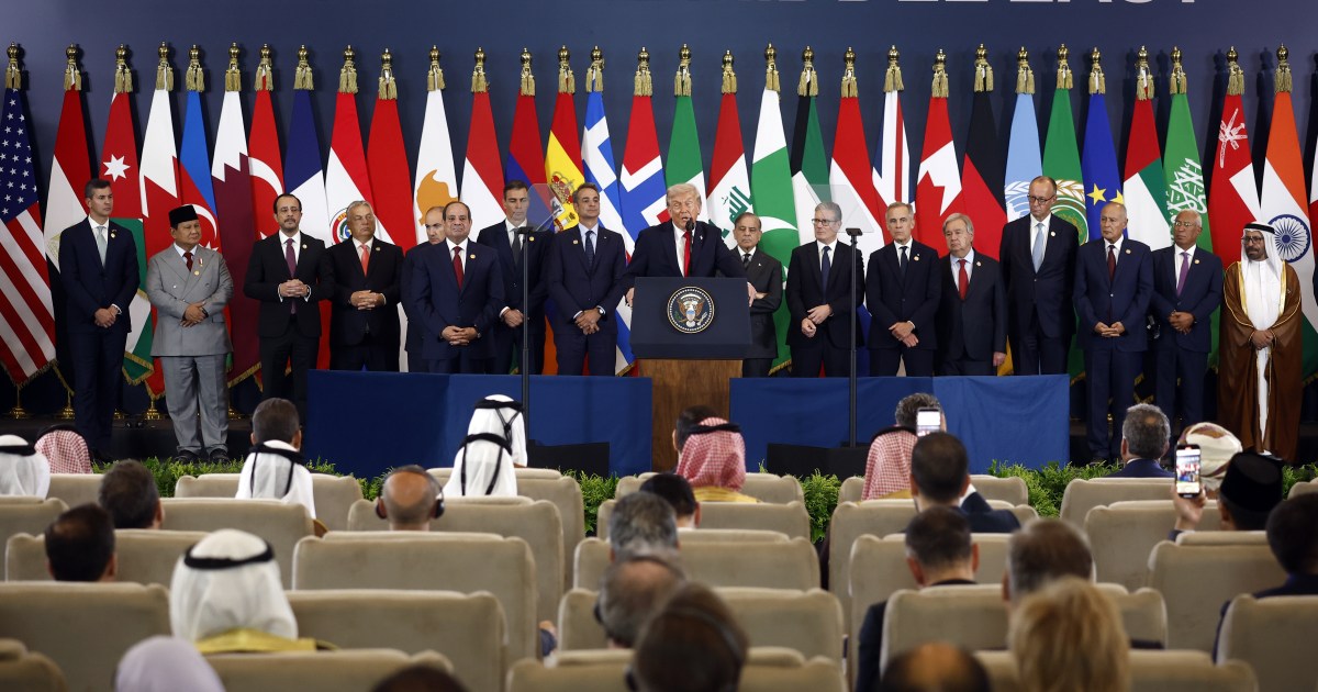 'We have peace': Trump and world leaders sign ceasefire deal