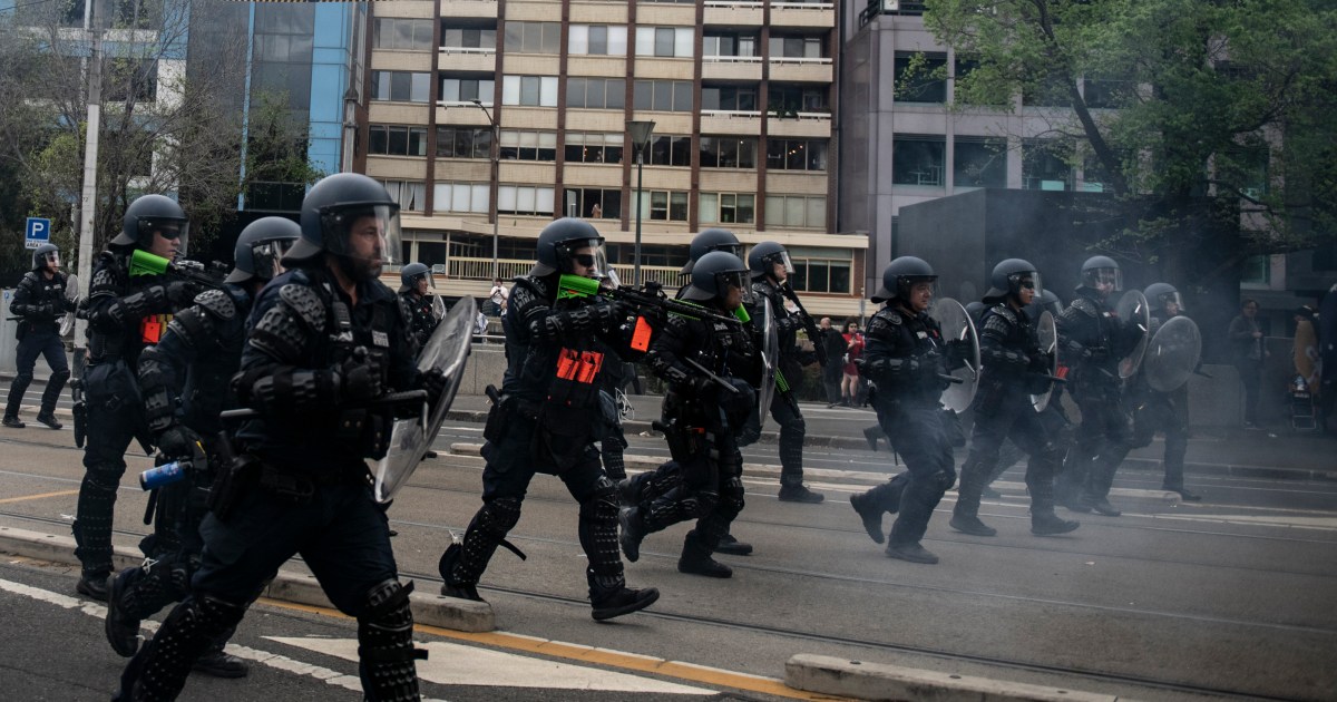 Charges laid after Melbourne CBD protest violence