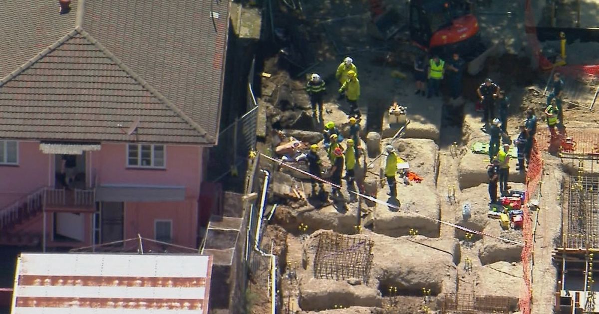 Worker crushed, teen trapped in building site collapse