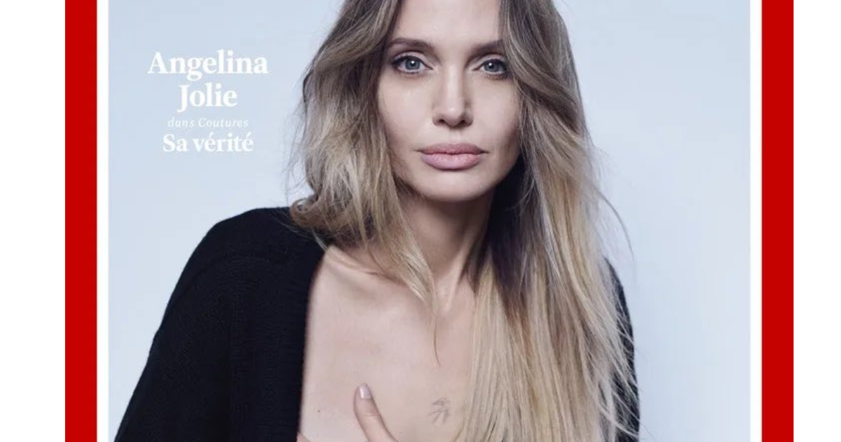 Angelina Jolie publicly shares mastectomy scars