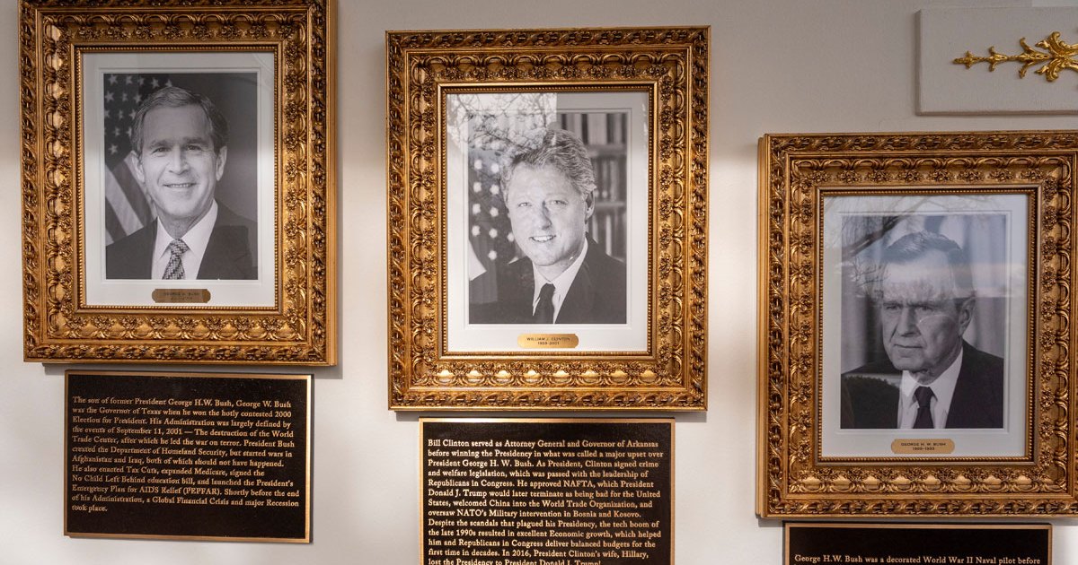 Trump's White House plaques mock ex-presidents