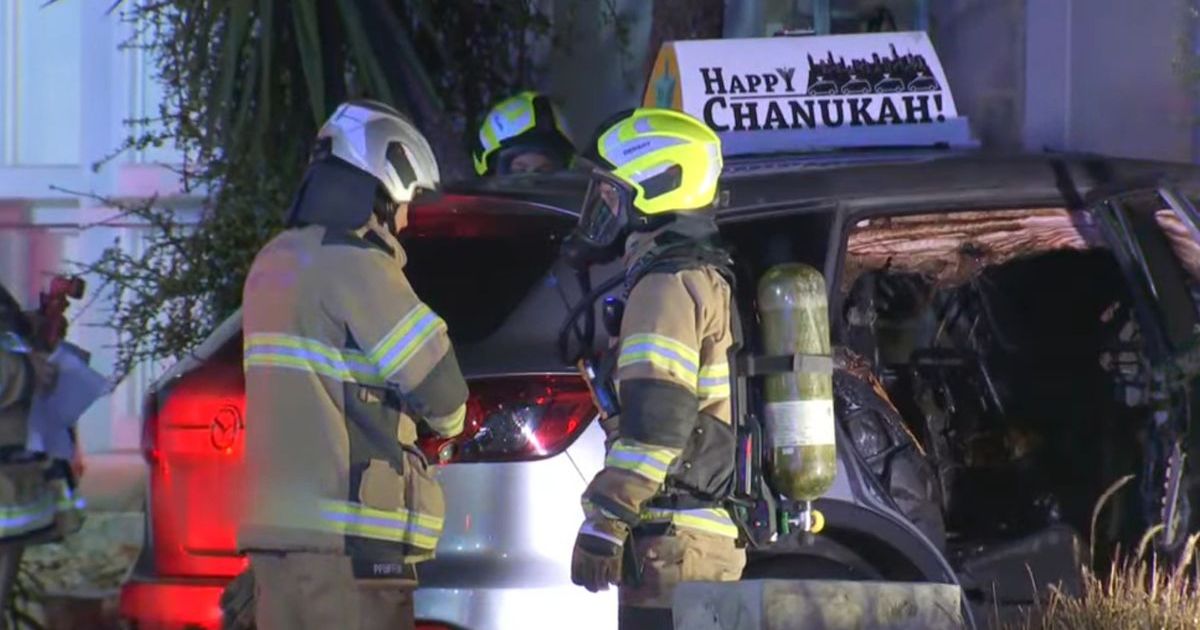 PM lashes 'evil' after rabbi's car torched in driveway