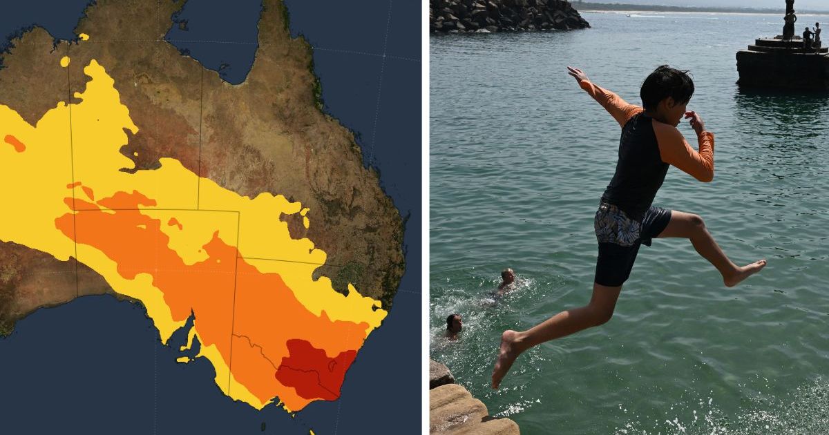 Cities above 40 degrees as heatwave sweeps nation