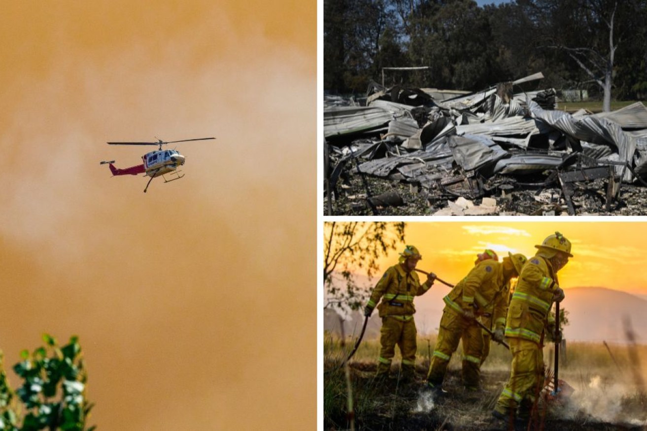 Heartbreaking loss amid ongoing bushfire threat