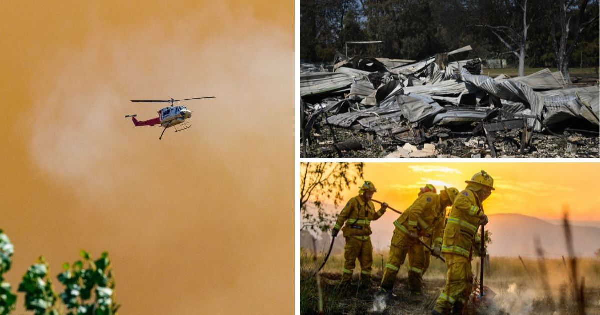 Heartbreaking loss amid ongoing bushfire threat