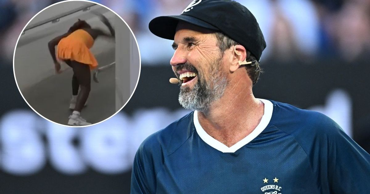 Pat Rafter weighs in on racquet-smashing drama