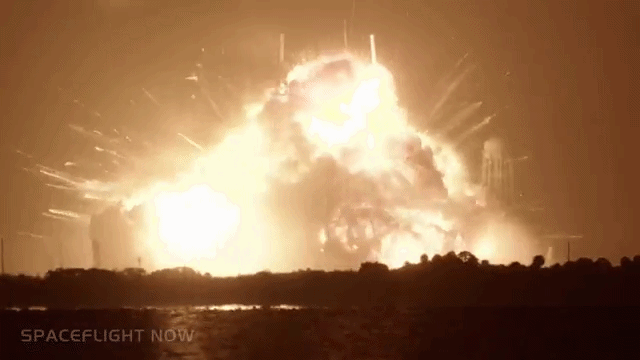 Jeff Bezos' rocket explodes on launch pad
