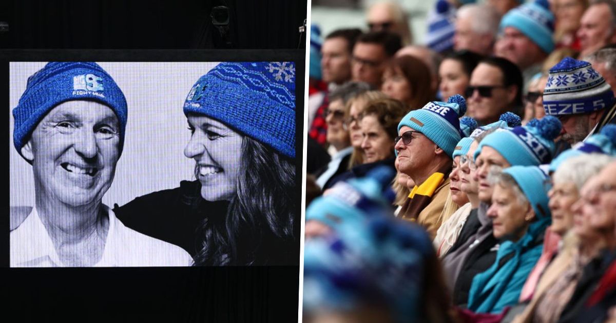 'Hero' Neale Daniher farewelled amid a sea of blue beanies | The New Daily